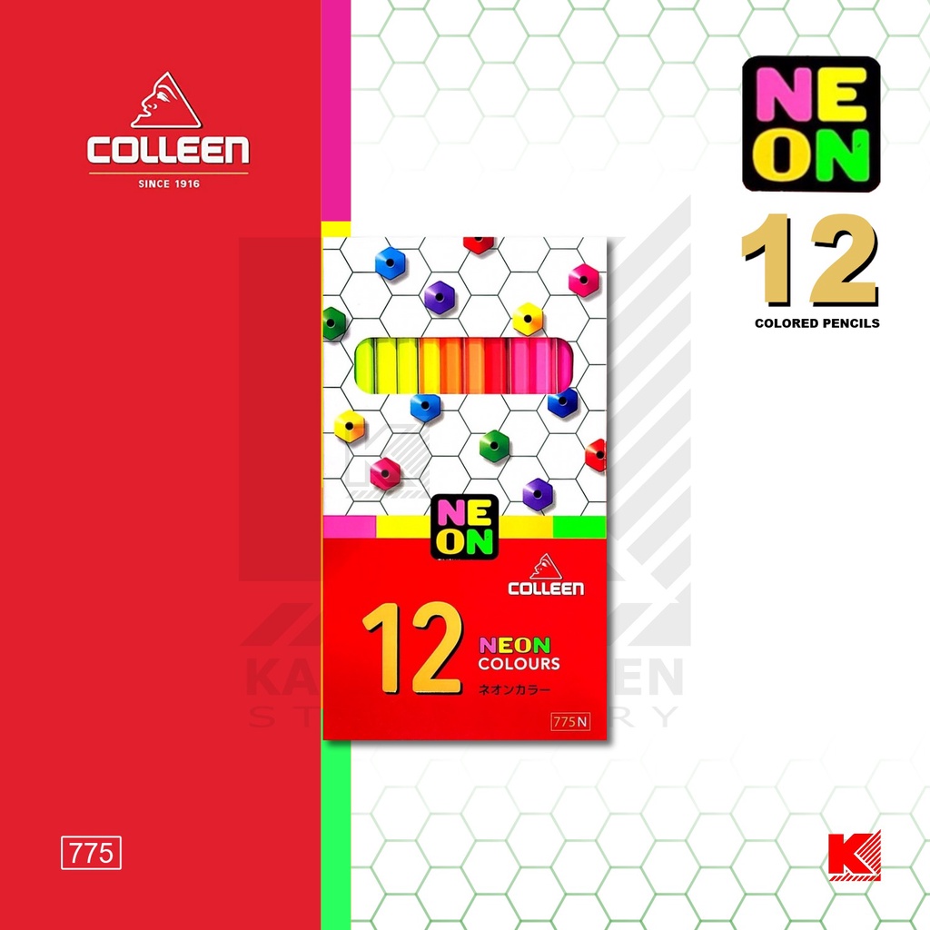Colleen Wood Color Model 775 (1 Pcs. 1 Color) Neon 12 Colors | Shopee ...