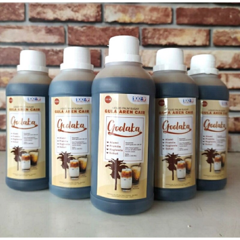 Original Liquid Sugar 500 ml / Goolaka / Premium Aren Sugar | Shopee ...