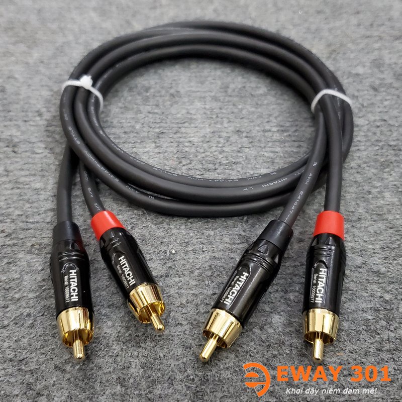 Genuine Japanese Hitachi AV Cable, bag 4-Head AV Audio Signal Cable ...