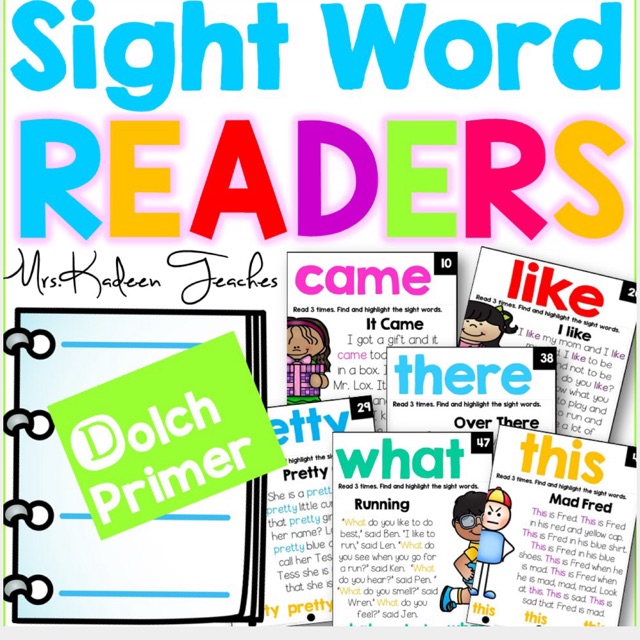 Printable Sight Word Readers Dolch primer | Shopee Malaysia