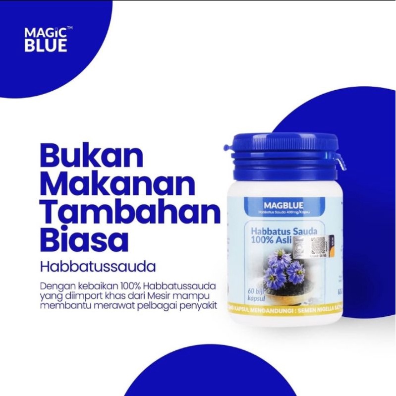 HABBATUS SAUDA MAGIC BLUE 💯 ORIGINAL | Shopee Malaysia
