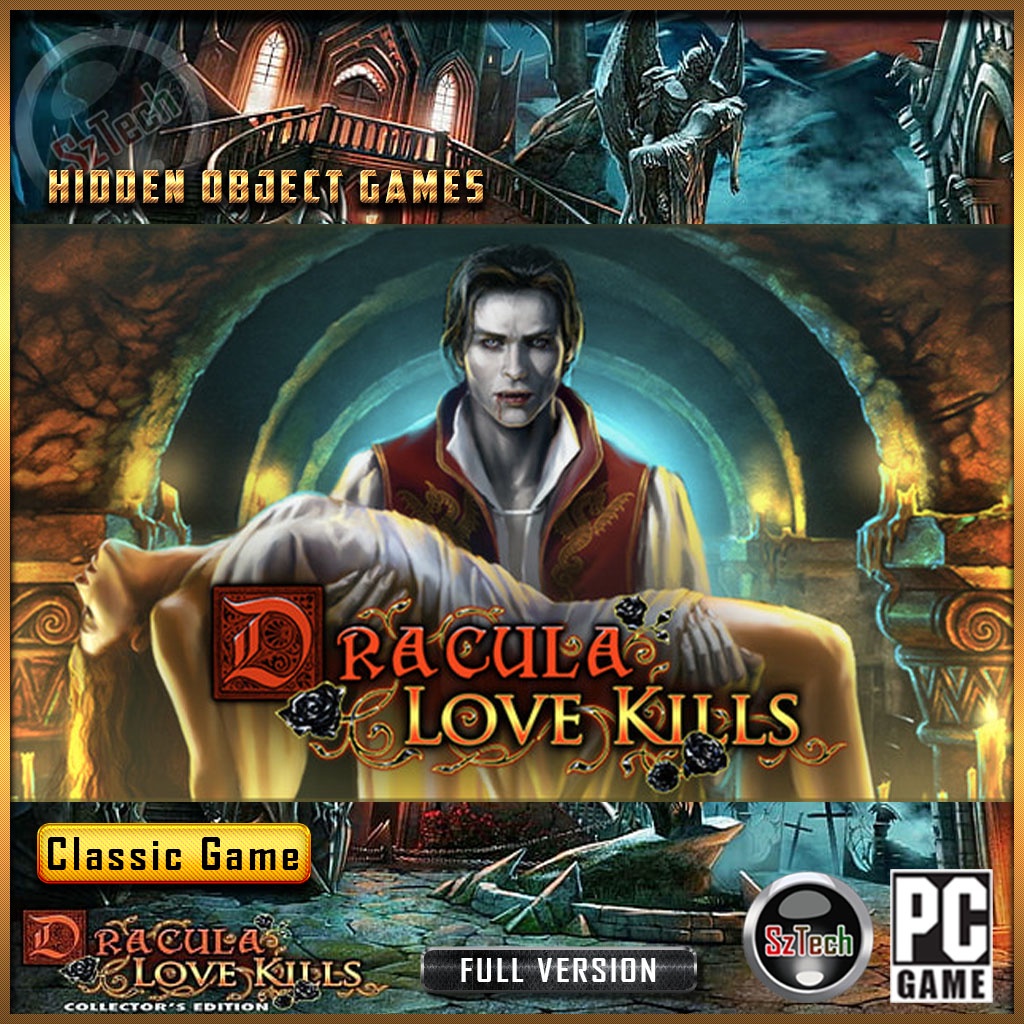 Dracula - Love Kills Collector's Edition [PC GAME] 🔥 [ DIGITAL DOWNLOAD] 🔥Classic Games🔥Hidden ...