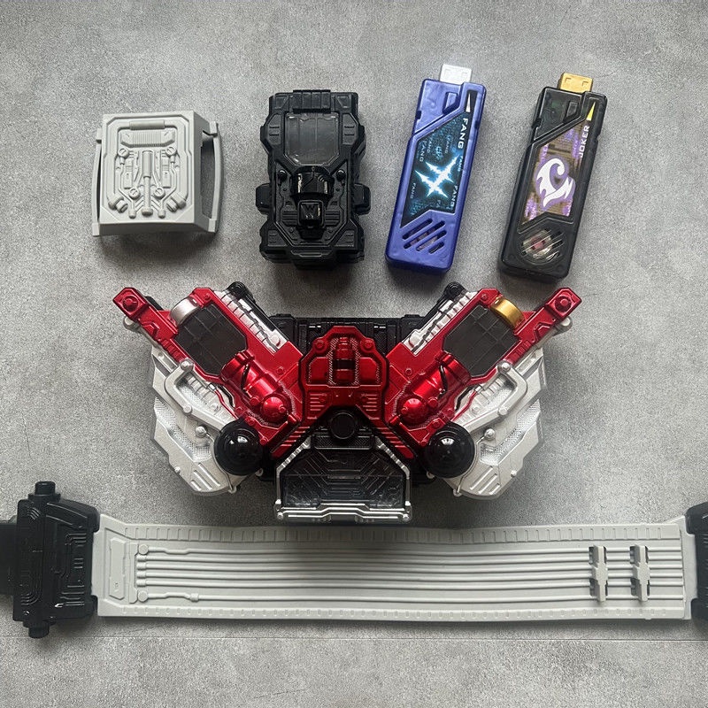 Kamen Rider W Henshin Belt Ver. 20th DX Double Driver Masked Rider W Transformation Belt 6 Gaia ...