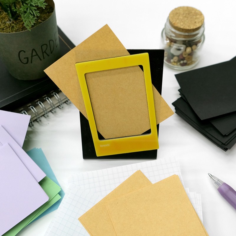 6x9 Note Paper Message Portable Checkered Kraft memo Notes | Shopee ...