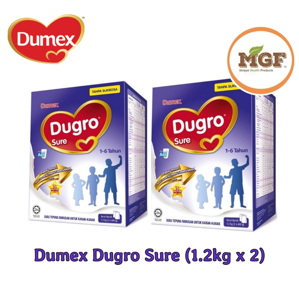 Dugro Sure 1-6 YEARS (1.2kg x 2) Exp: 05/2024 | Shopee Malaysia
