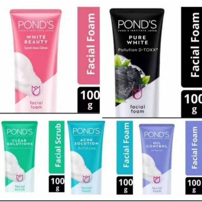 Ponds 100gr facial soap/ponds facial foam 100gr/acne solution | Shopee ...