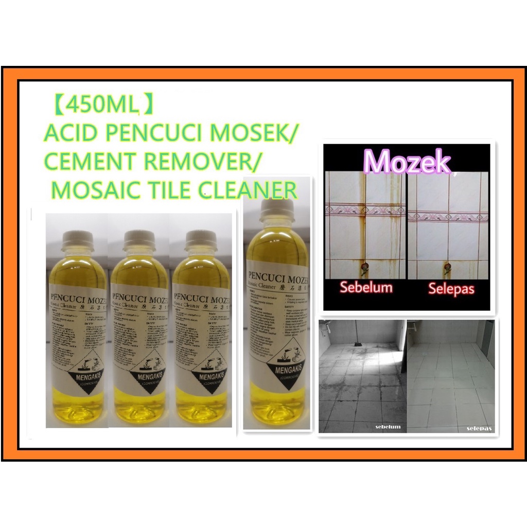YLK 450ML Pencuci Mozek / ASID / ACID PENCUCI MOSEK/ CEMENT REMOVER ...