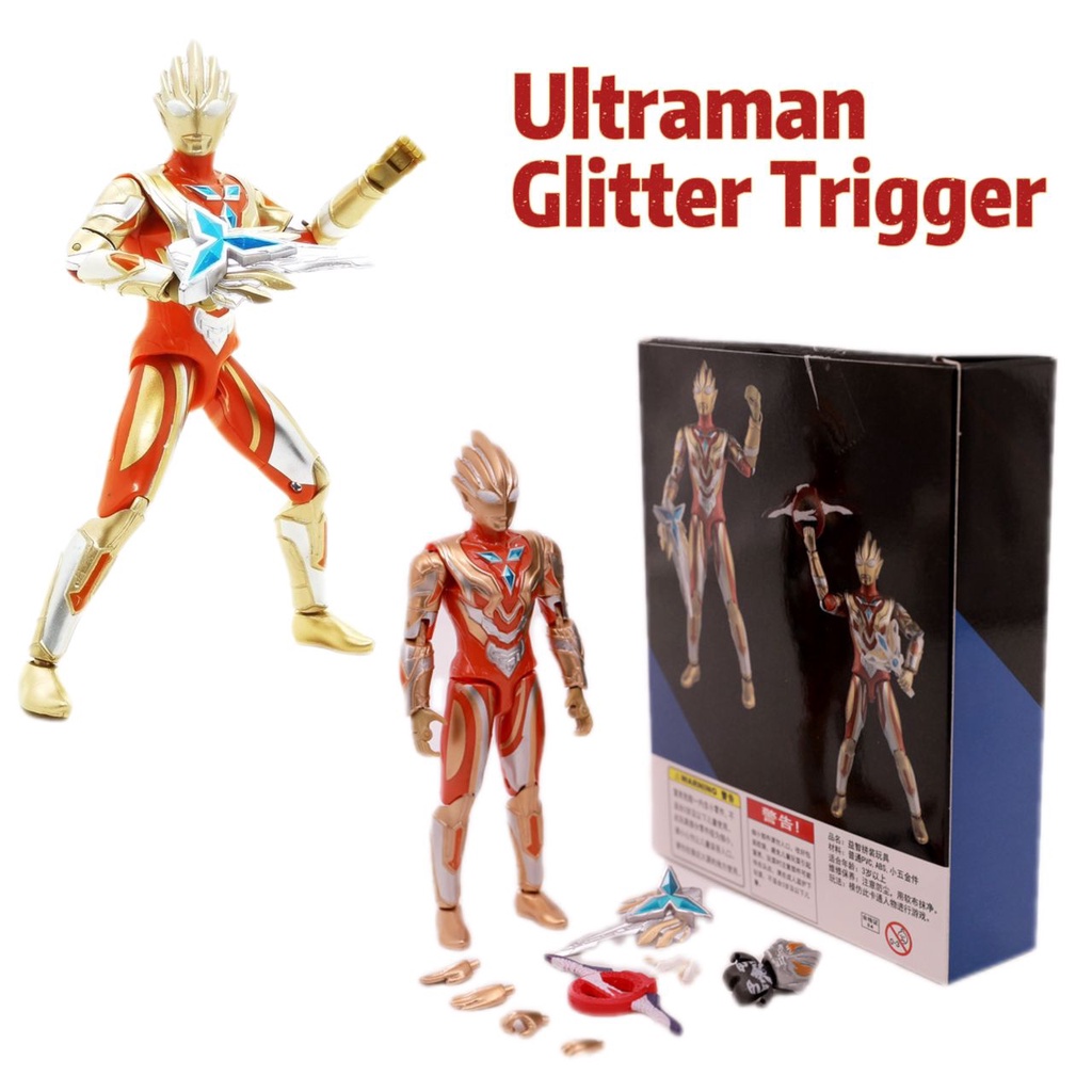 OEM 17cm SHF Ultraman Glitter Trigger 17 Moveable Eternity Ultra Act ...