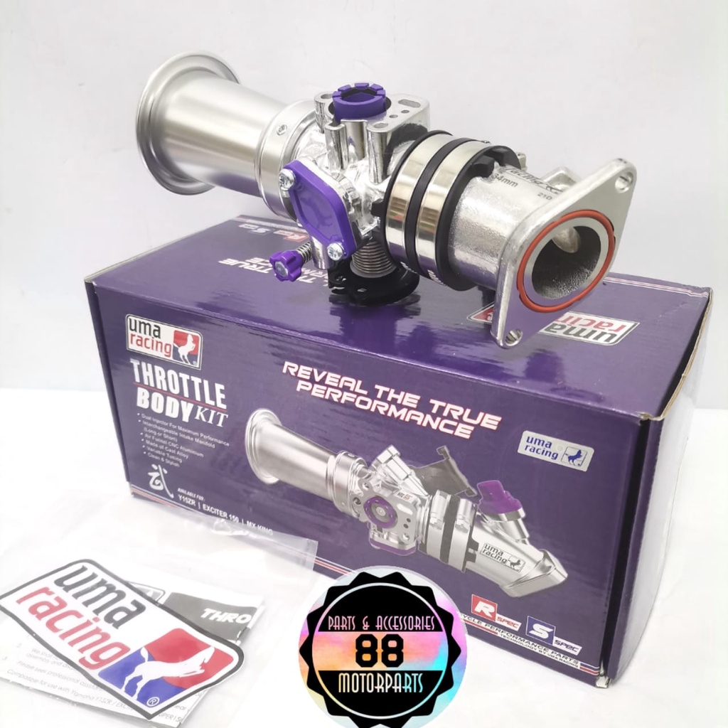 Y15ZR V1 V2 UMA RACING THROTTLE BODY KIT 32MM 34MM | Shopee Malaysia