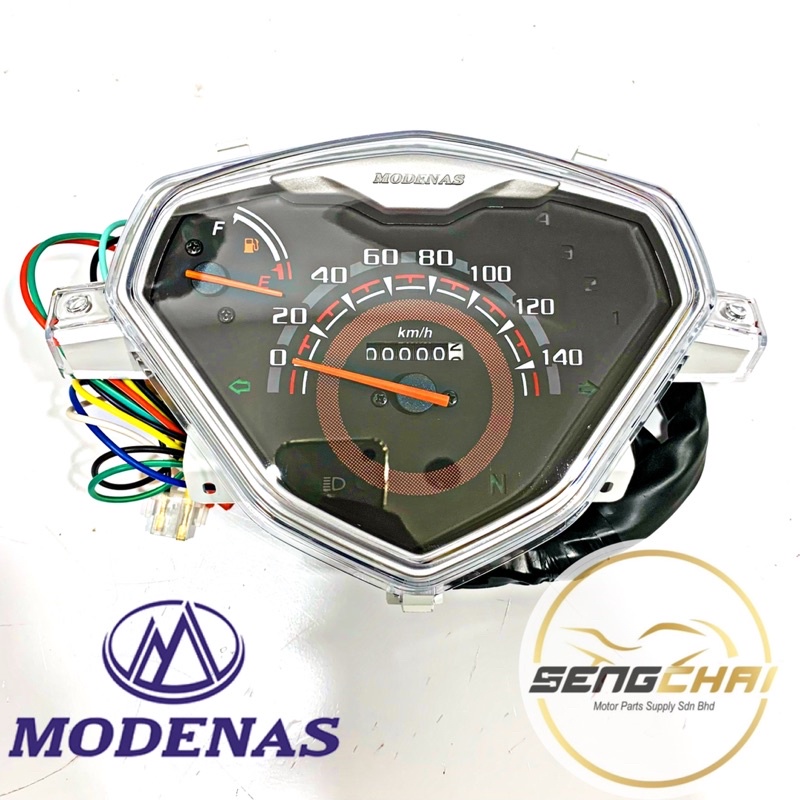 MODENAS MR2 METER ASSY STANDARD RECTIFIER 4 WIRE KRISS MR2 SPEEDOMETER ...