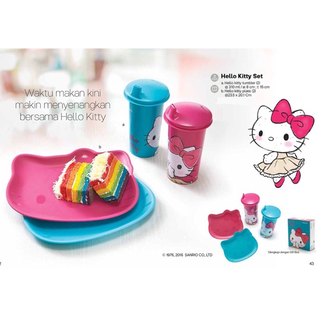 Tupperware Hello Kitty Set | Shopee Malaysia