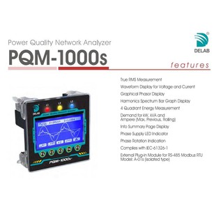 DELAB Power Quality Network Analyzer PQM-1000s - JKR APPROVE ...