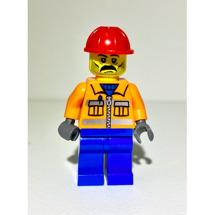Lego Minifigures City Construction Worker cty0016 | Shopee Malaysia