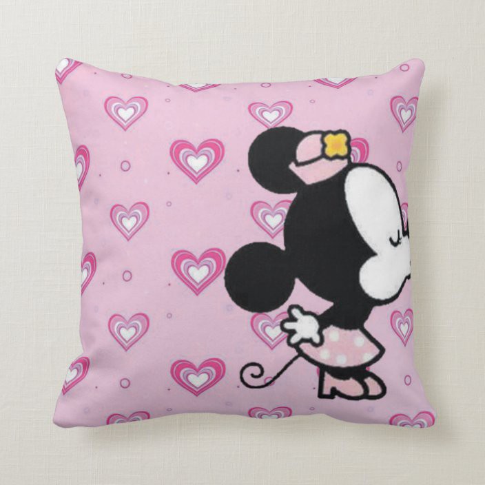 MICKEY AND MINNIE MOUSE PILLOWS 11 INCHES x 11 INCHES | Shopee Malaysia