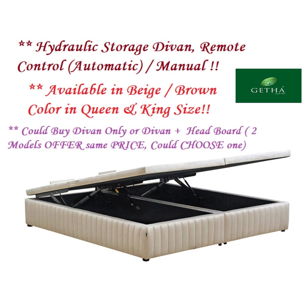 Storage Divan, Automatic (Remote Control ) / MANUAL Mechanism!! Color ...