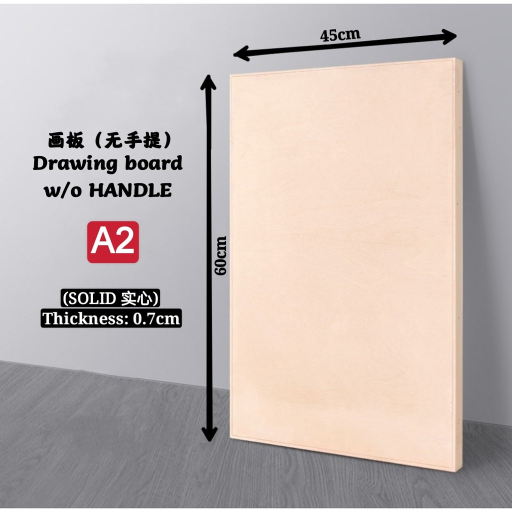 Msia Ready Stock🔥Wooden Drawing Board Art Sketch Board with Handle ...