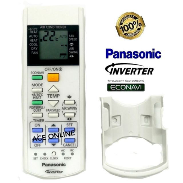 Original Panasonic Air Conditioner Air Conditioner / Air Cond Remote ...
