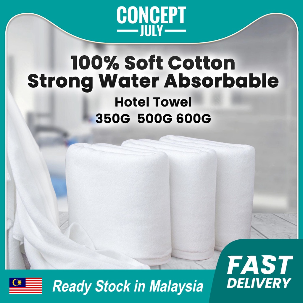 350G/500G/600G Hotel Quality 100% Soft Cotton Strong Water Absorbable ...