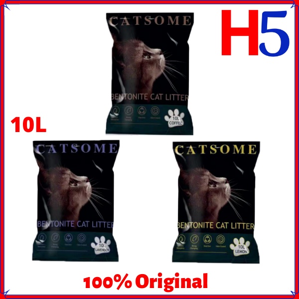 CATSOME Bentonite Cat Litter (10 Liters x 1 Packet) | Shopee Malaysia