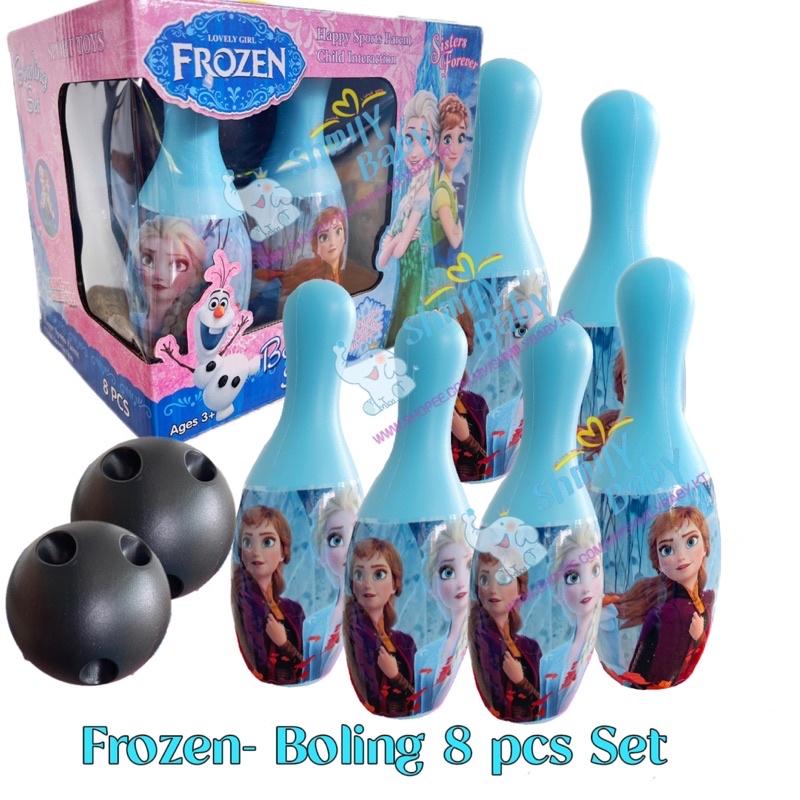 Cartoon Bowling Set Toy for Kids avengers Spider-Man Hello Kitty mainan ...
