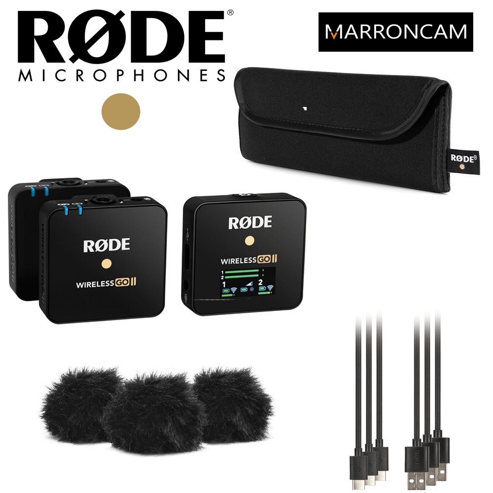 Rode Wireless GO II 2-Person Compact Digital Wireless Microphone System ...