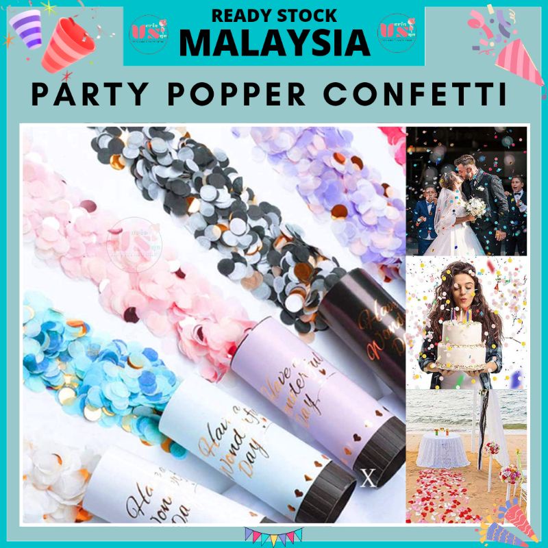 Popper Pop Confetti Mini Poppers Wedding Anniversary Supplies ...