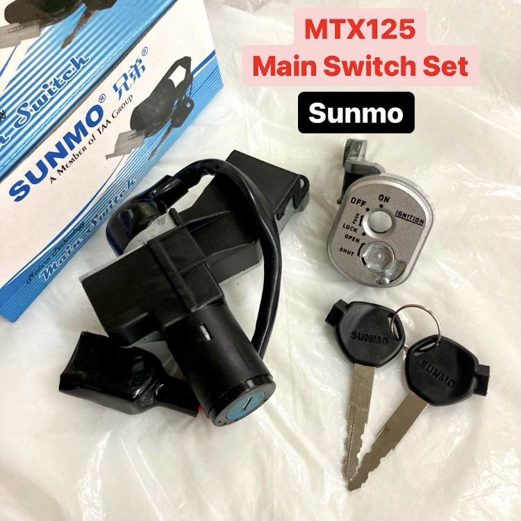 MTX125 MTX-125 Ignition Main Switch SUNMO Full Set Local Switch Suis ...