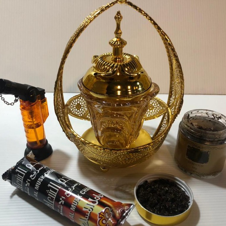 New Model Incense Burner for Bakhoor - Complete Mabkhara Set with ...
