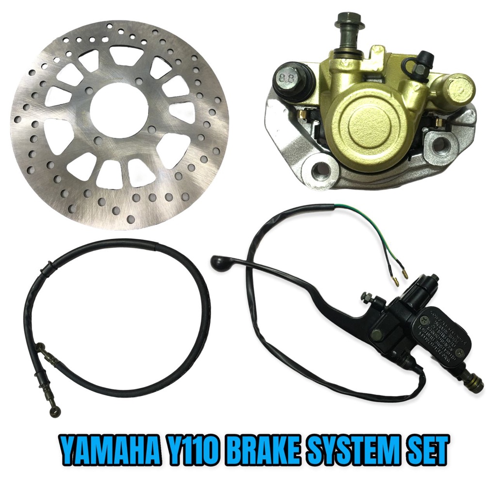 YAMAHA Y110 FRONT BRAKE SYSTEM FULL SET COMPLETE SET/ SISTEM BREK SET ...
