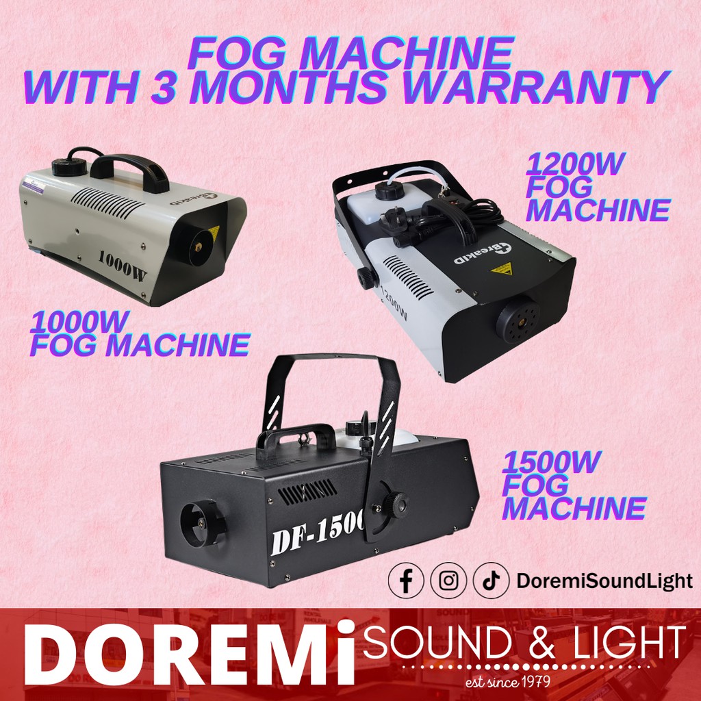 Large Venue Disinfection Fogging Machine 5L + 1000W, 1200W,1500W Fog ...