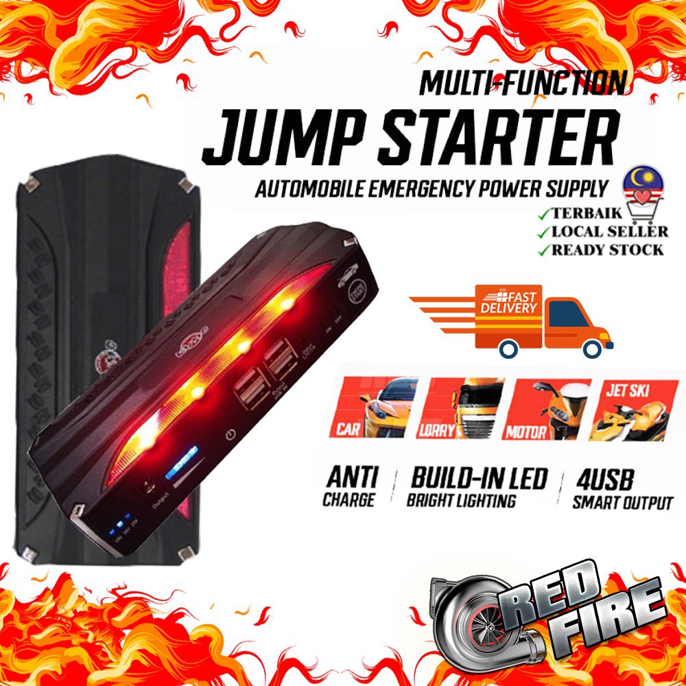 KUMO Multifunctional Emergency Jump Start Car Powerbank (79800mAh ...