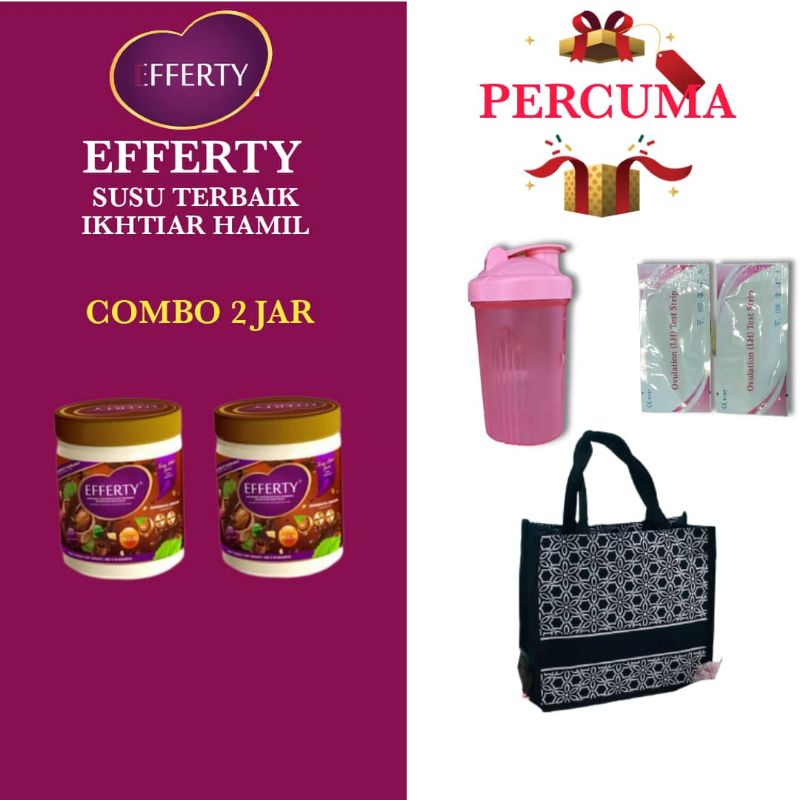 EFT00130 SUSU EFFERTY COMBO 2 BOX | Shopee Malaysia