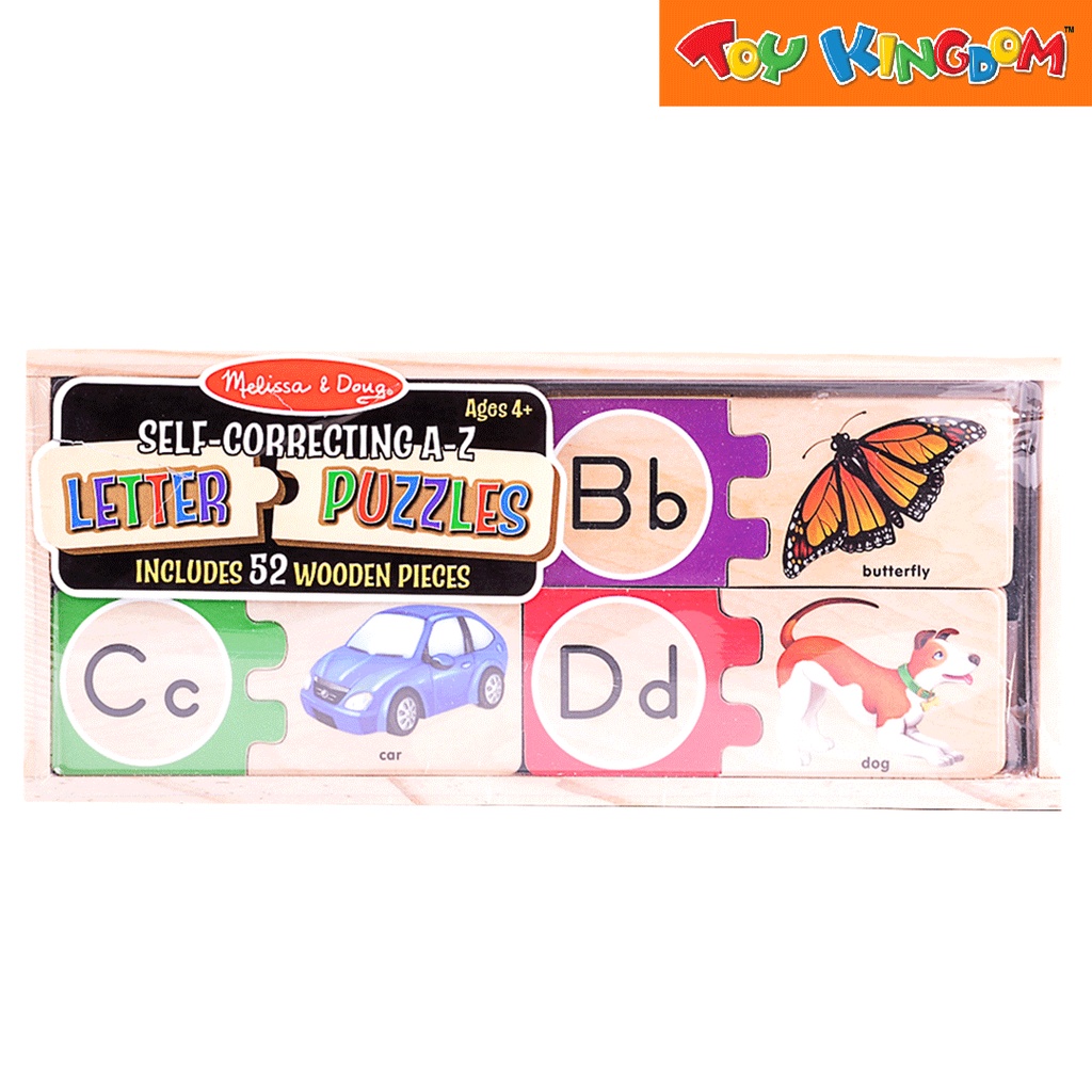 Melissa & Doug Self-Correcting Alphabet Letter Puzzles | Shopee Malaysia