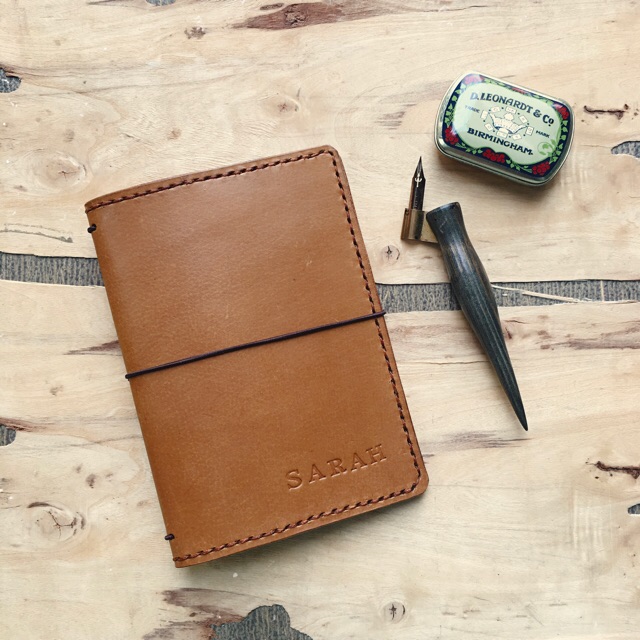 Pocket Size Traveler's Notebook Cover - Leather, Custom-made ...