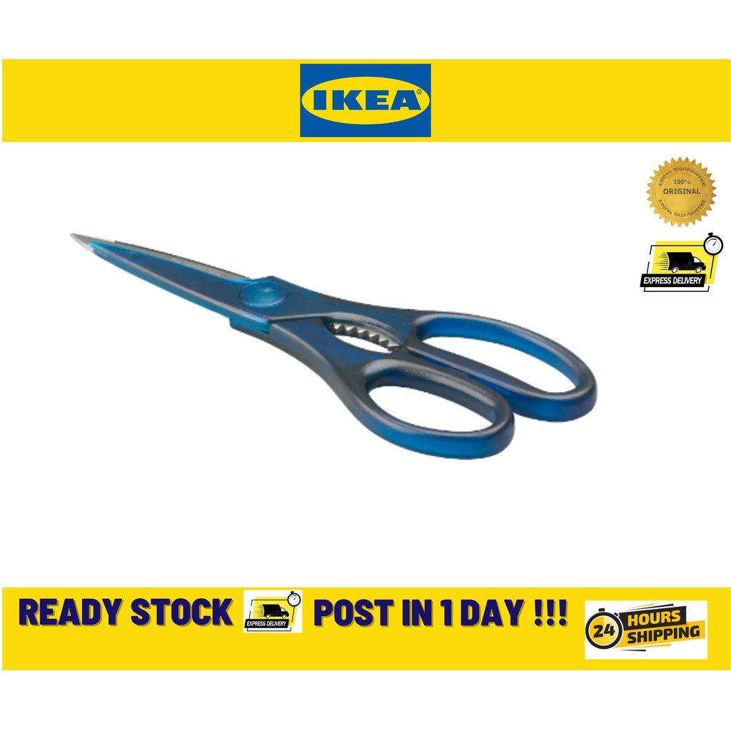 IKEA Original Product Household scissors, blue TROJKA gunting | Shopee ...