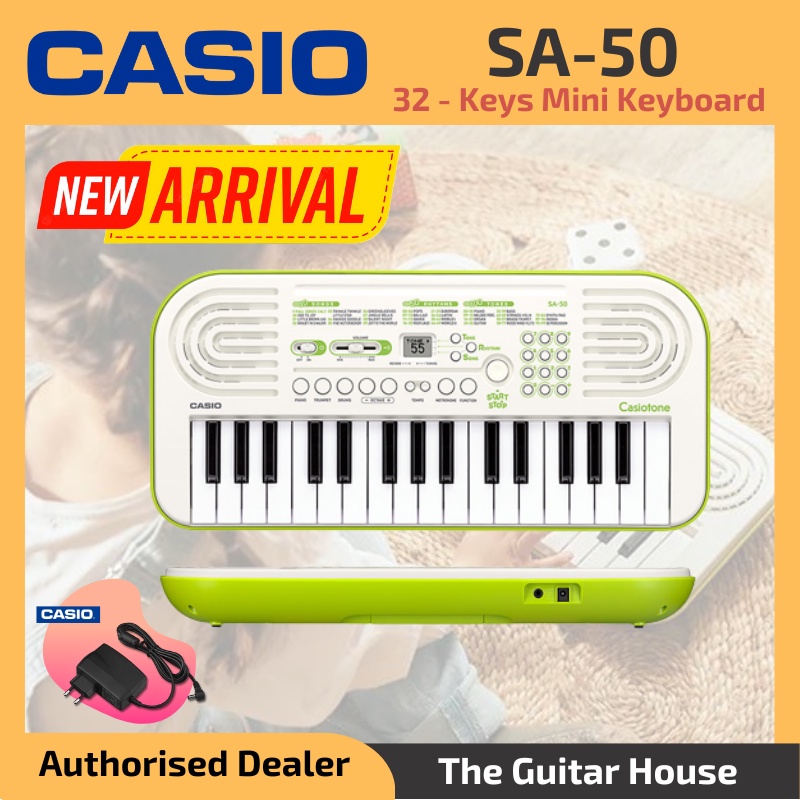 Casio SA-50 32-Keys Mini Keyboard | Shopee Malaysia