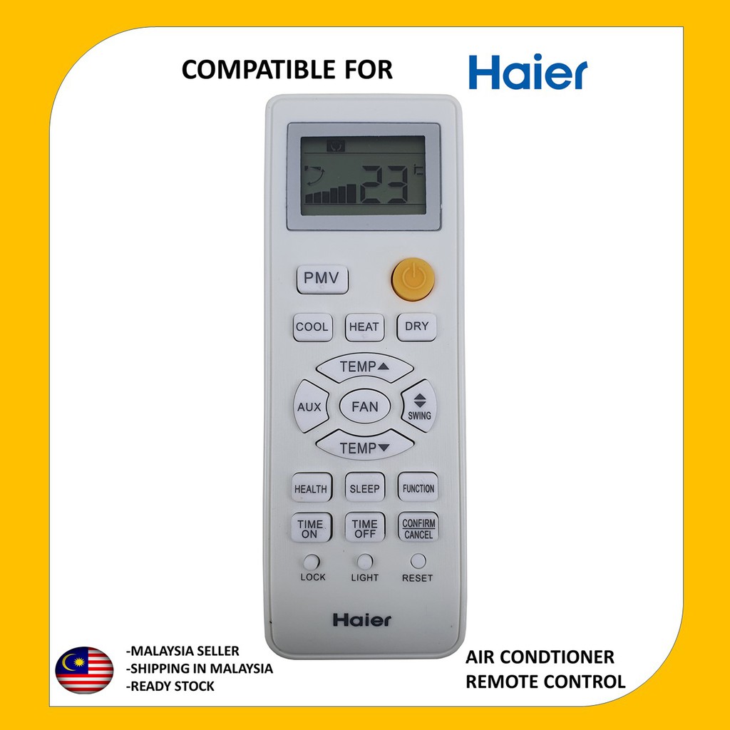 Haier Replacement For Haier Air Cond Aircond Air Conditioner Remote ...