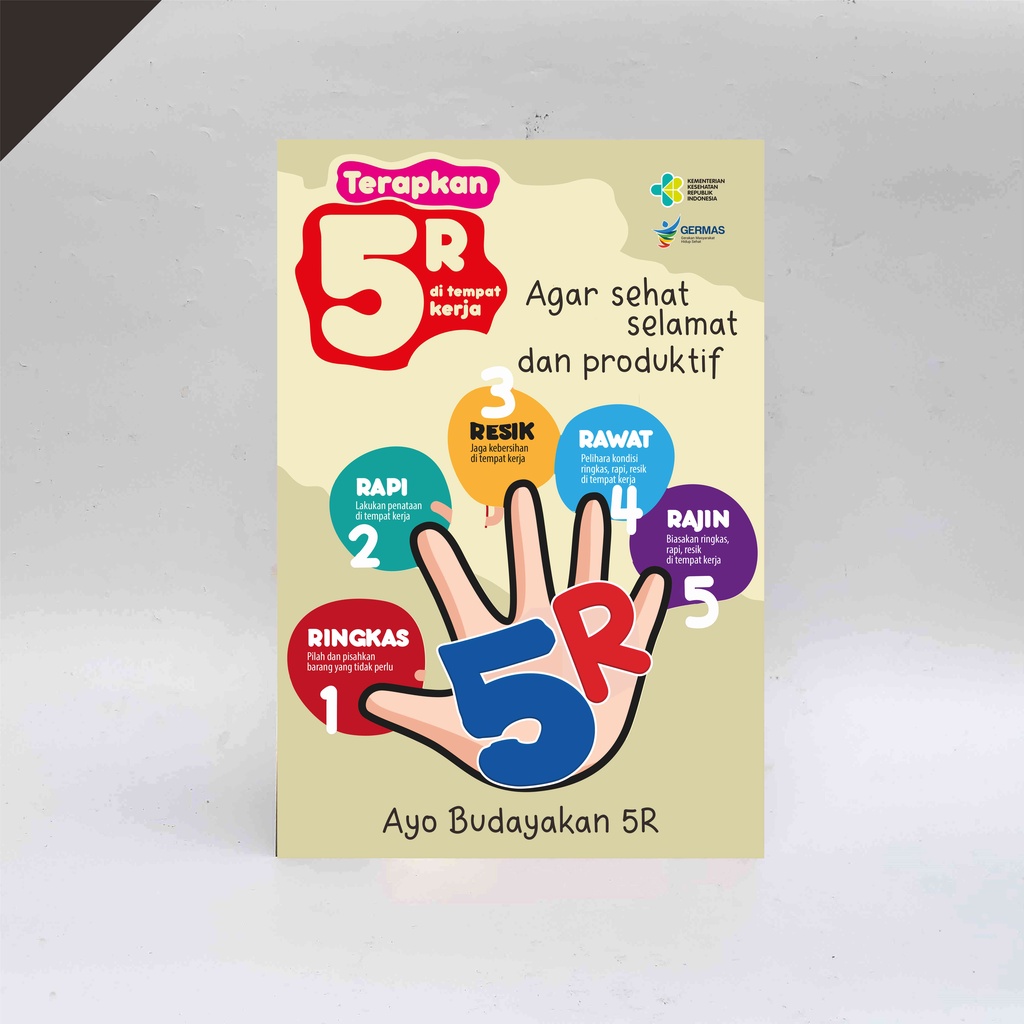 Poster Cultivate 5 R Poster Apply 5R, Health Poster, Glossy Laminated ...