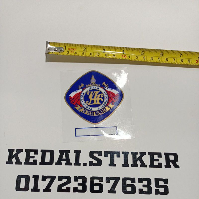 stiker jepun jaf 20 years | Shopee Malaysia
