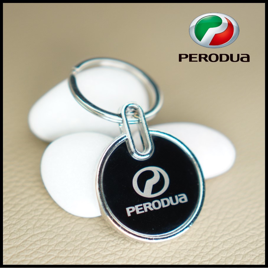 Perodua myvi, axia, bezza, alza Car Logo keychain Car Keychain Keyring ...