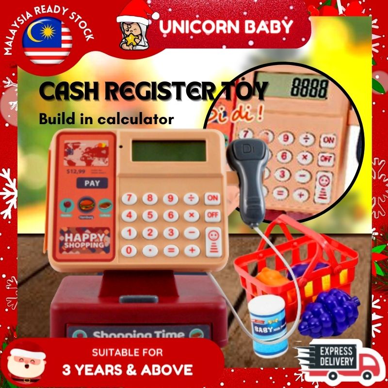 Cash Register Play Set Casher Toys Cashier Machine Cashier Toys Boys ...