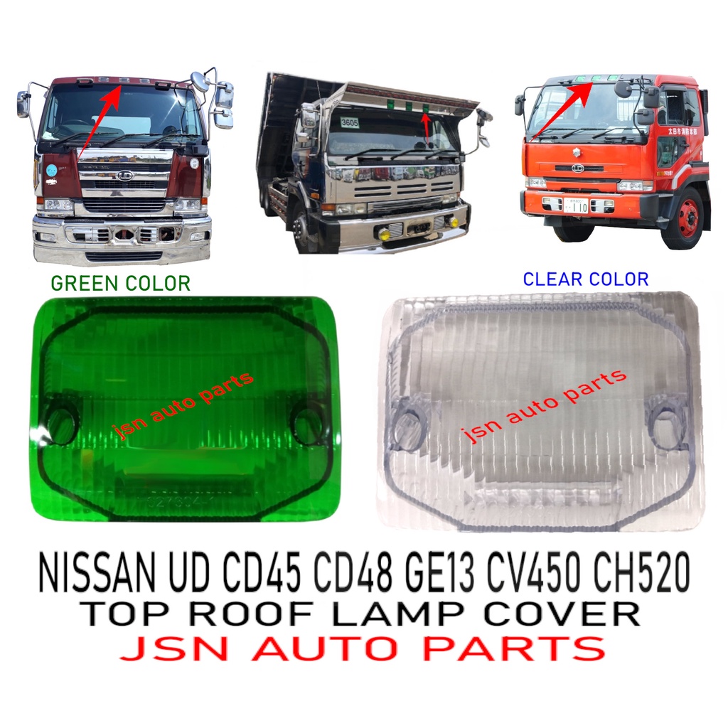 J117S01 TOP ROOF LAMP COVER NISSSAN UD CKA45 CD45 CD48 CV450 CH520 GE13 ...