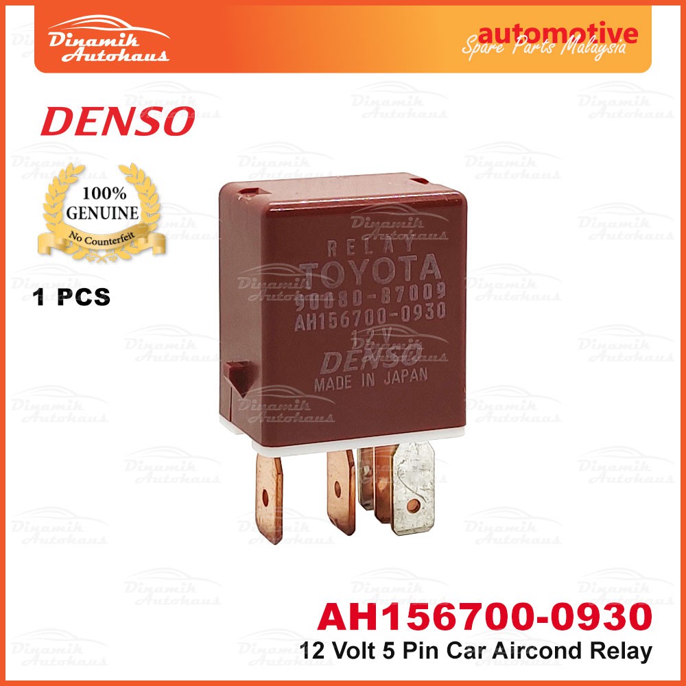 Toyota Car Aircond Fan / Air Conditioner 5 Pin Relay 12 Volt - Denso ...
