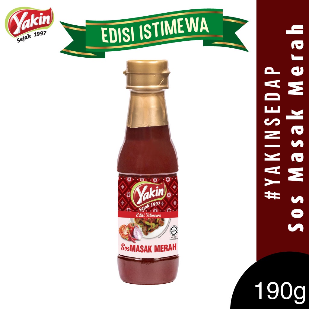 YAKIN SEDAP Sos Masak Merah (190g) | Shopee Malaysia
