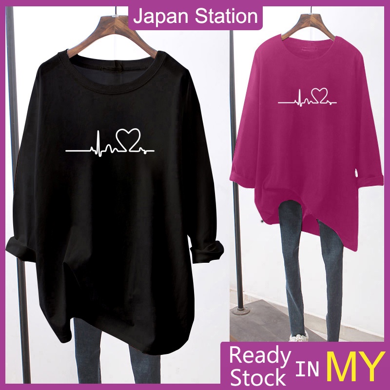 Plus Size 5XL women clothes Oversized clothing loose cartoon round neck ...