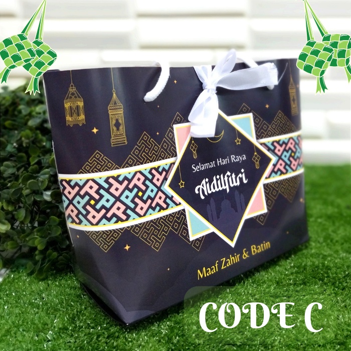 [SALE]10pcs Handbag Paperbag Raya gift box Festival Gable Box Hari Raya ...