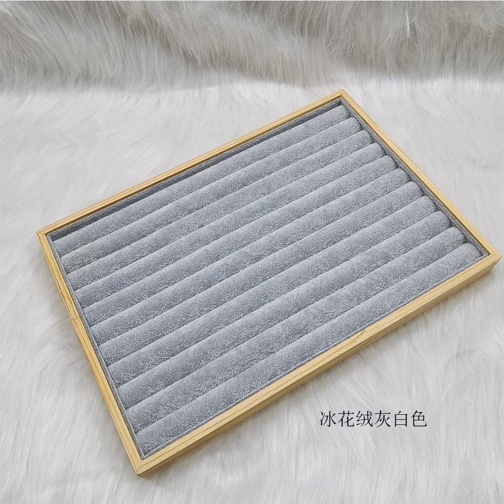 Barang Kemas Kayu Plat Cincin Kotak Penyimpanan Barang Kemas Display ...