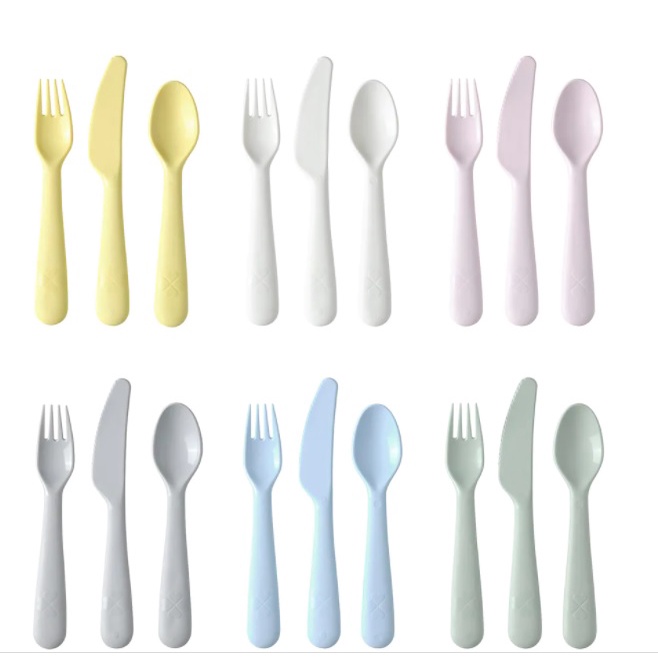 Food grade material 3 in 1 Cutlery set Set sudu makan baby kanak-kanak ...