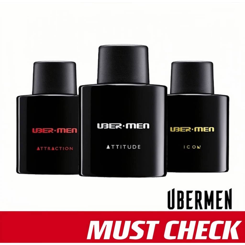 Ubermen EDP 50ML (Attraction/ Icon/ Attitude) Long Lasting Fragrance ...