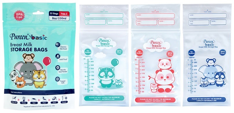 PUREEN Breast Milk Storage Bags (8oz/250ml) | Shopee Malaysia